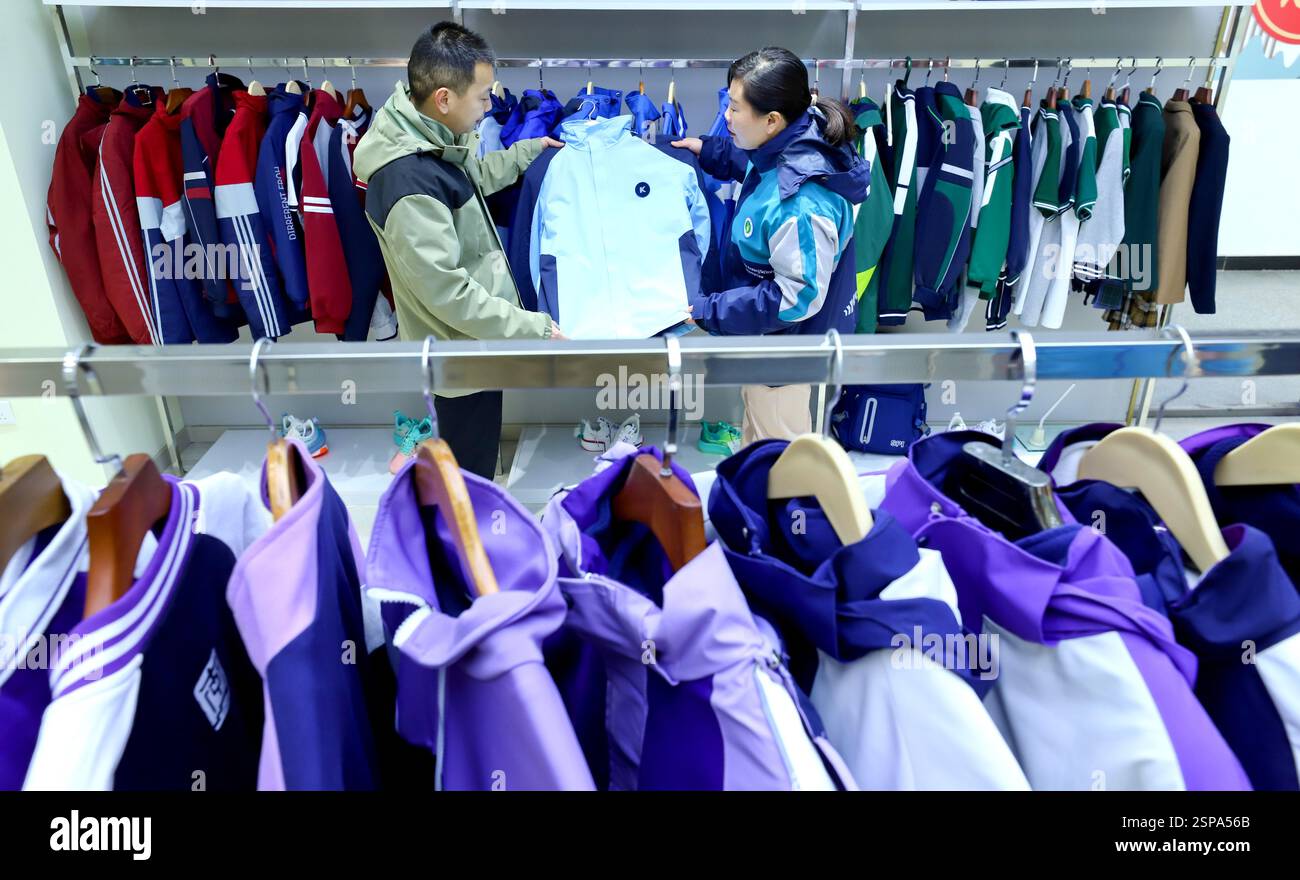 ZHANGYE, CHINA - FEBRUARY 14, 2025 - Technicians test the quality of ...