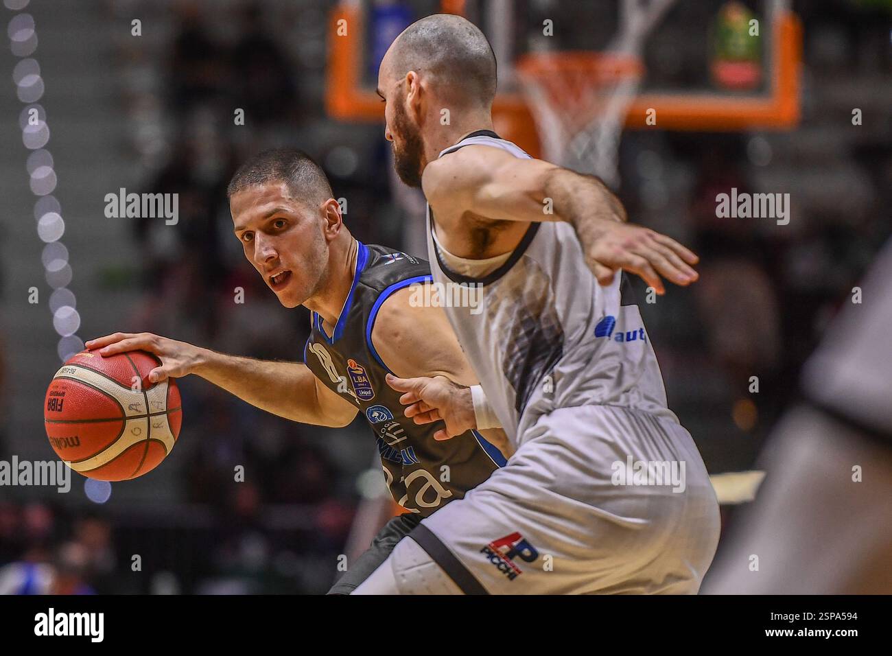 Nikola Ivanovic during the LBA Frecciarossa Final Eight 2025 match between Germani Brescia and ...