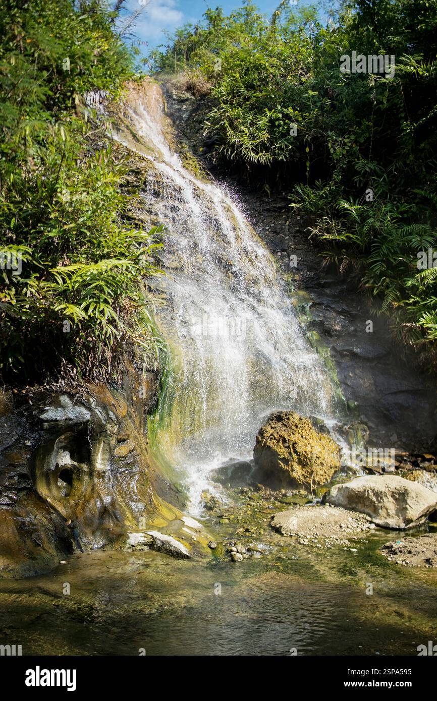 hot waterfall pouring down Stock Photo - Alamy