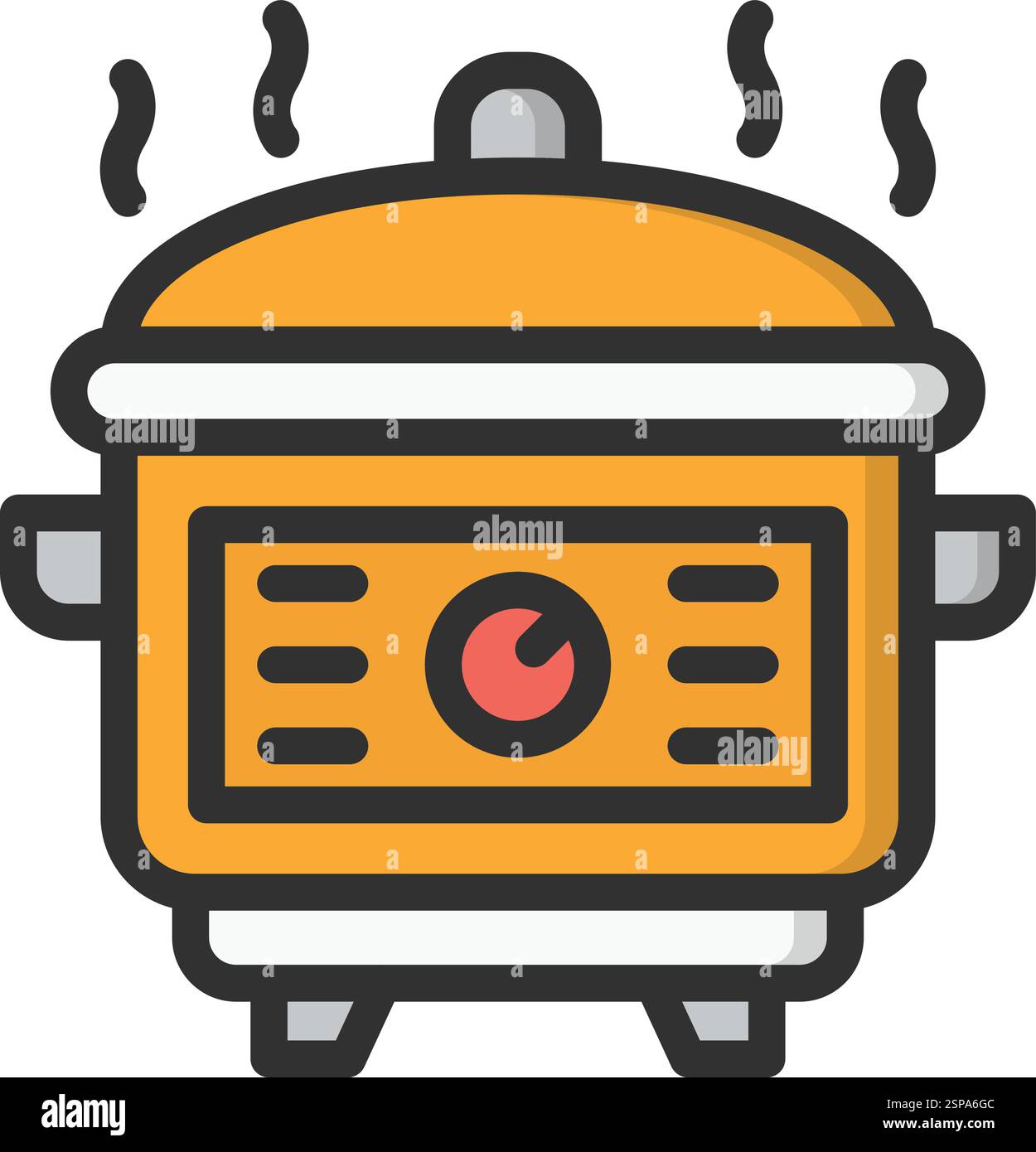 Rice cooker Vector Icon Design Illustration Stock Vector Image & Art ...