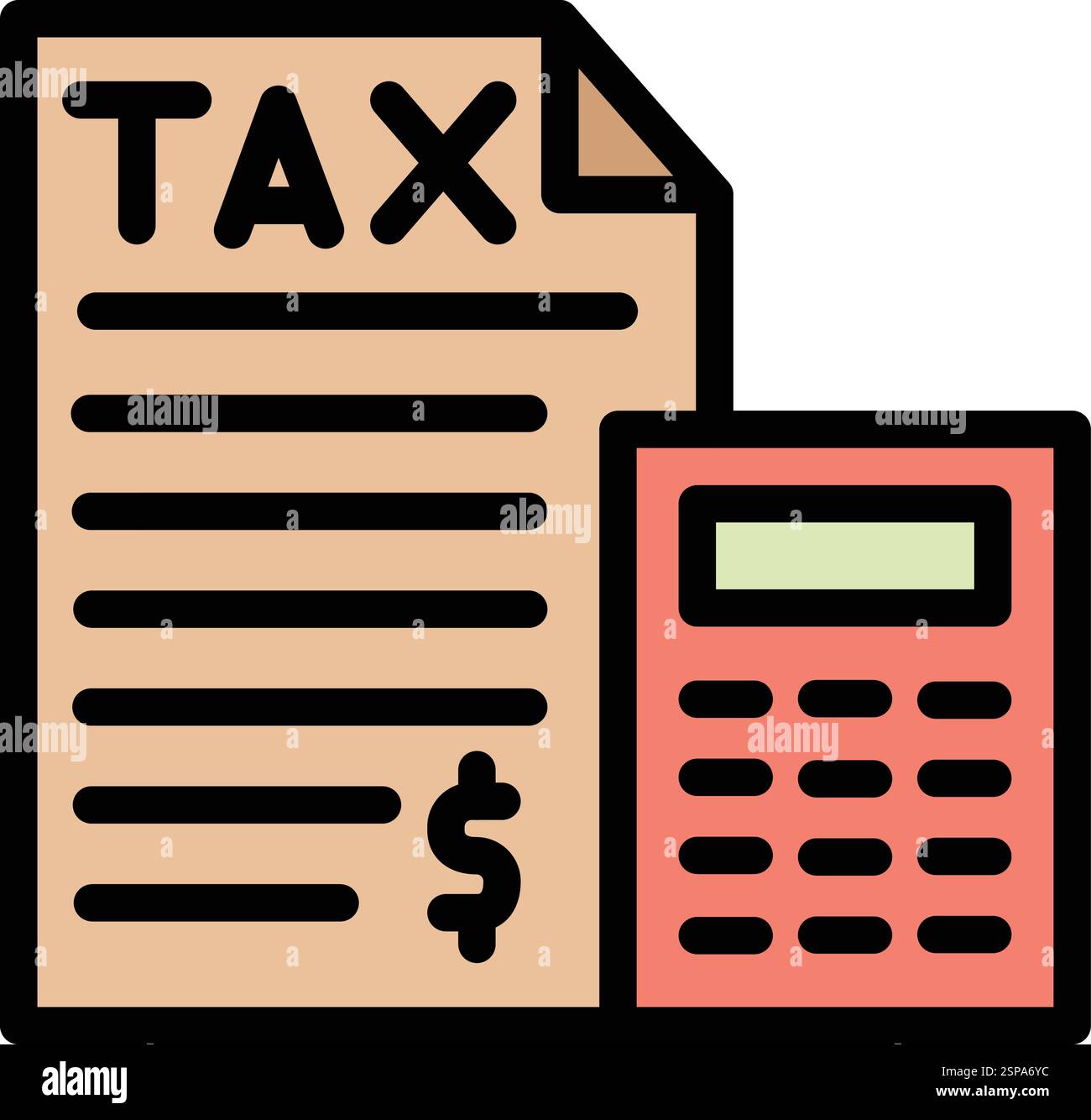 Tax payment design Stock Vector Images - Alamy