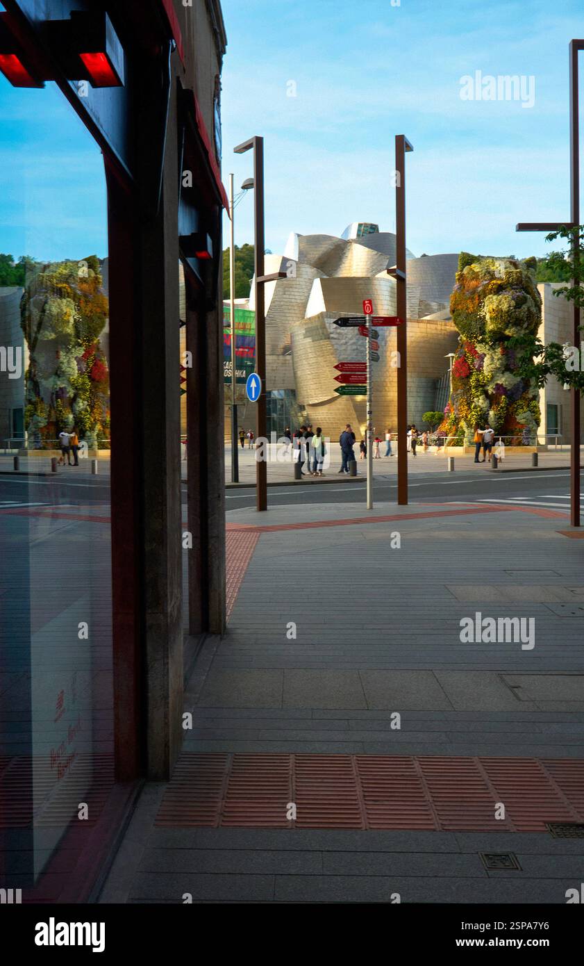 View at the streets of Bilbao, Spain Stock Photo - Alamy