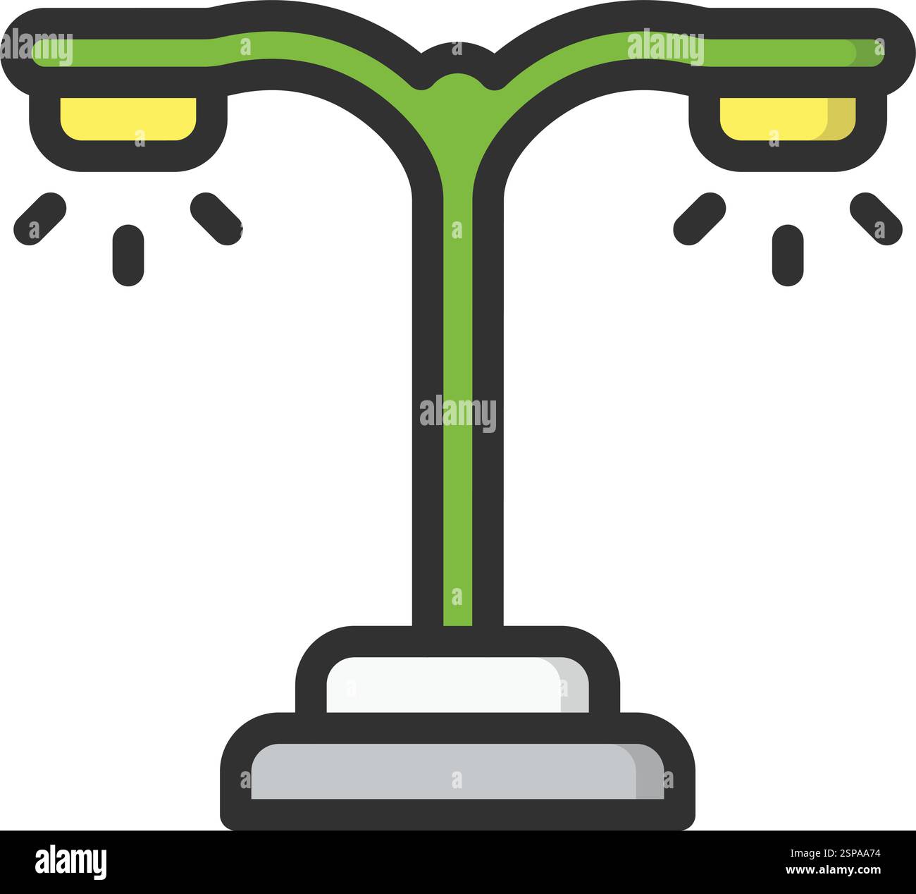 Street lights vector icon Stock Vector Images - Alamy