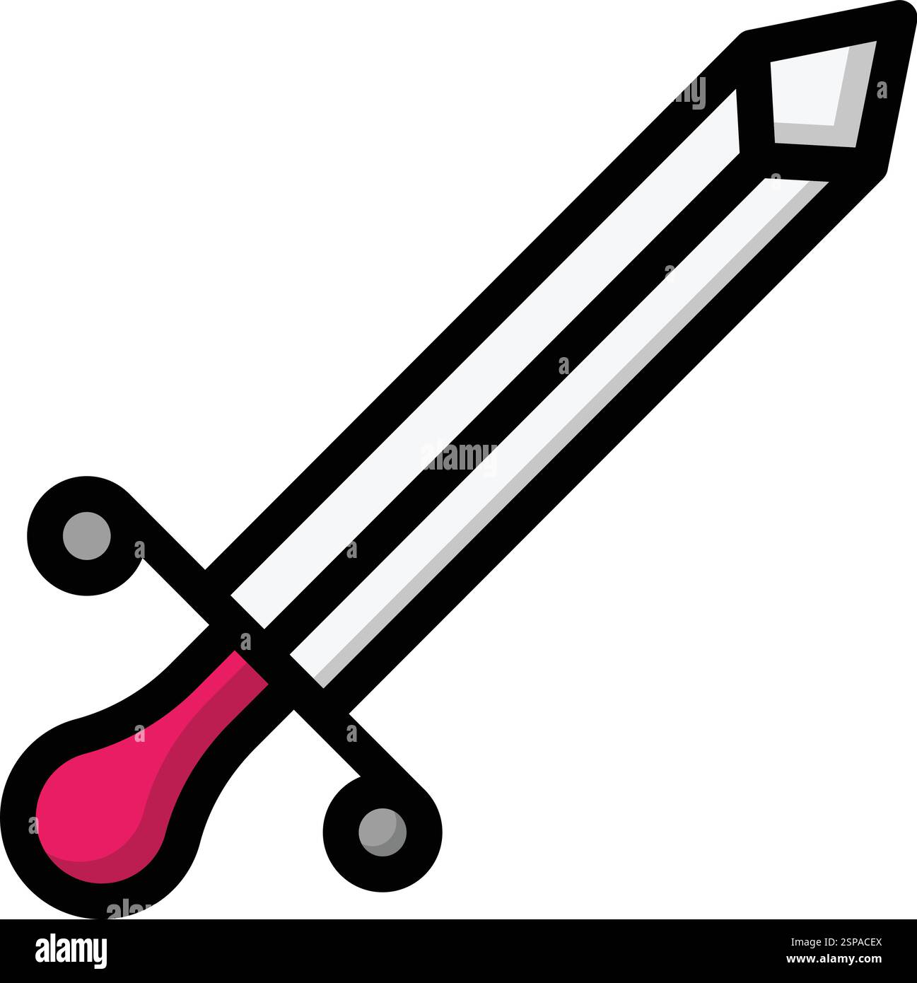 Sword vector vectors hi-res stock photography and images - Alamy