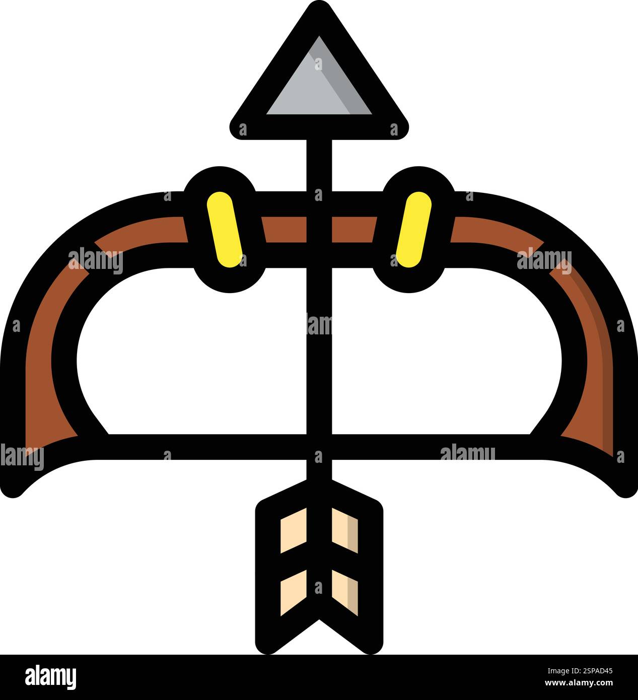 Bow weapon vector vectors Stock Vector Images - Alamy