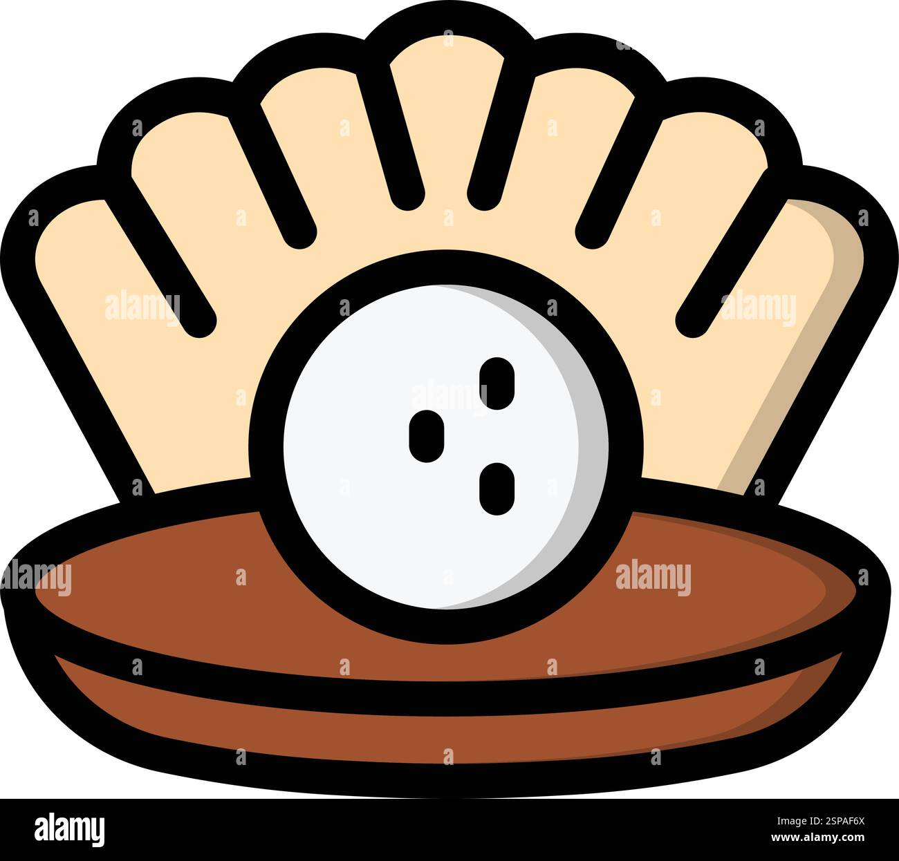 Pearl shell vector vectors hi-res stock photography and images - Alamy