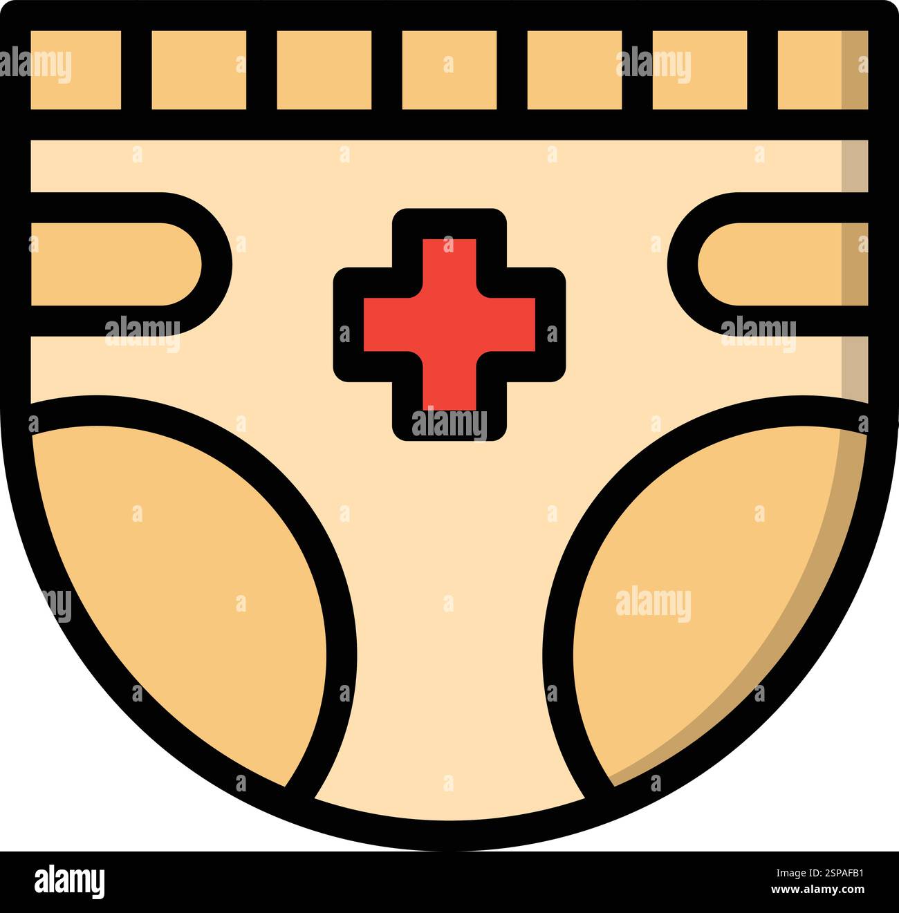 Diaper Vector Icon Design Illustration Stock Vector Image & Art - Alamy