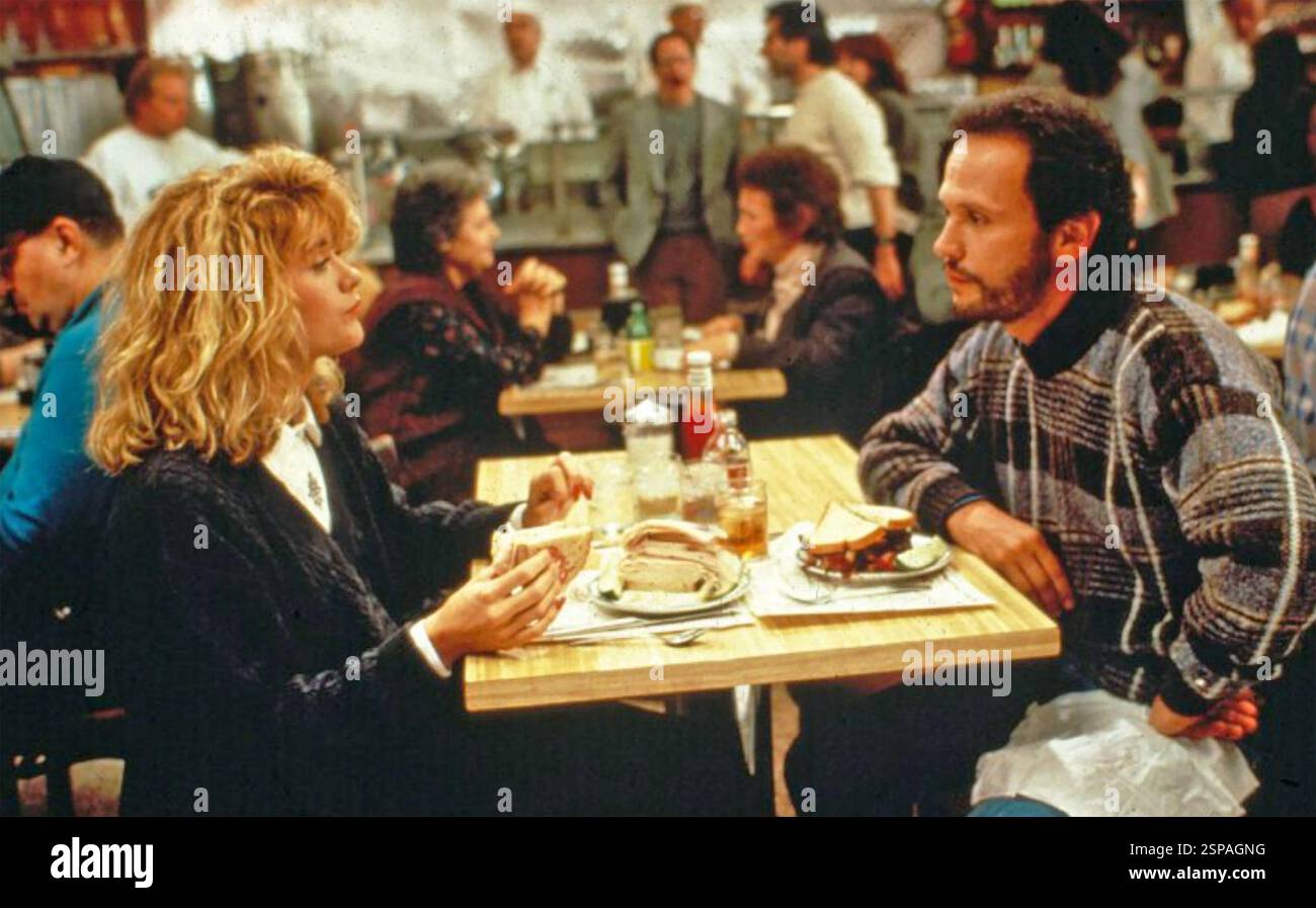 WHEN HARRY MET SALLY 1989 Columbia Pictures film with Meg Ryan and ...