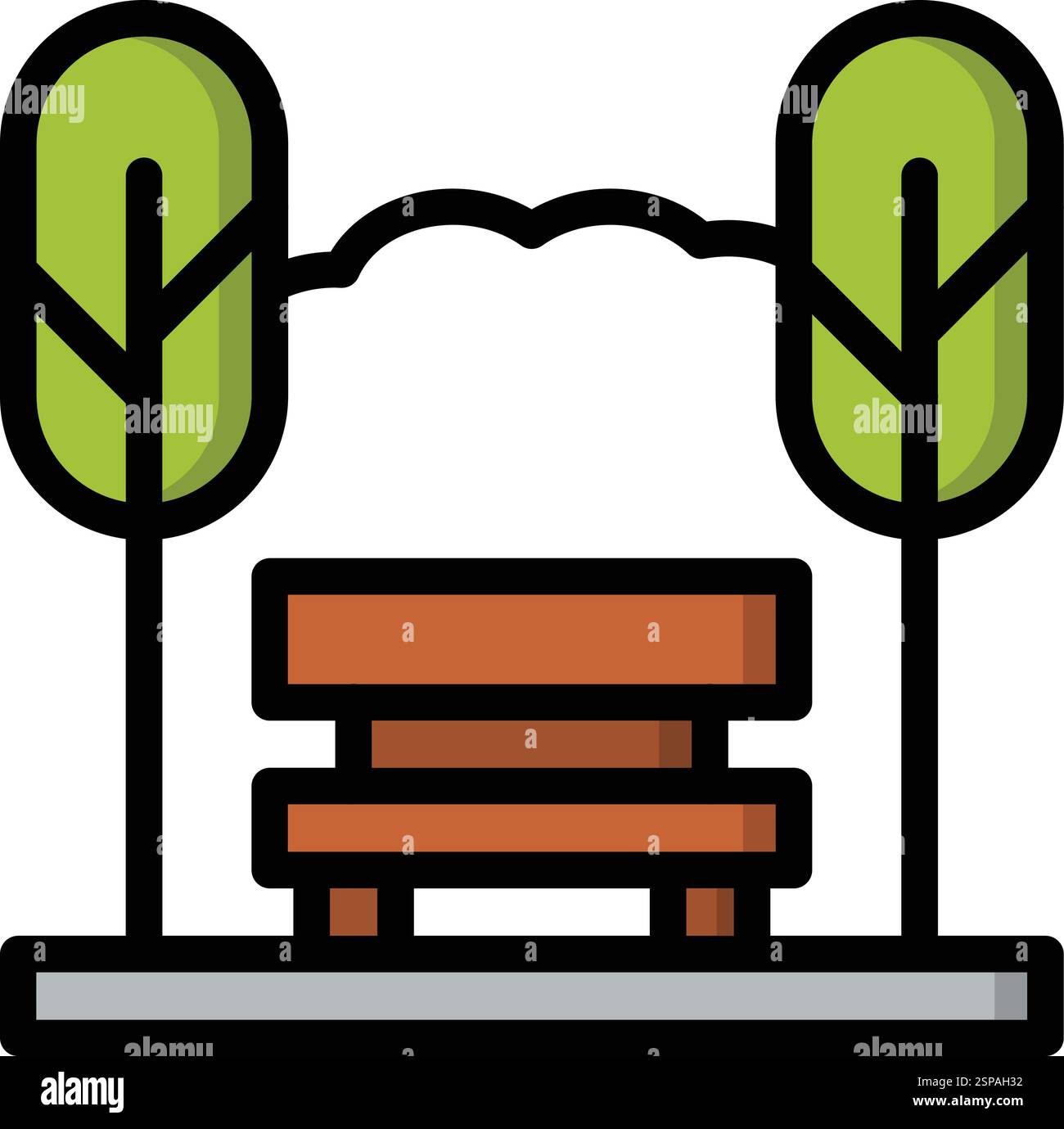 Bench Vector Icon Design Illustration Stock Vector Image & Art - Alamy