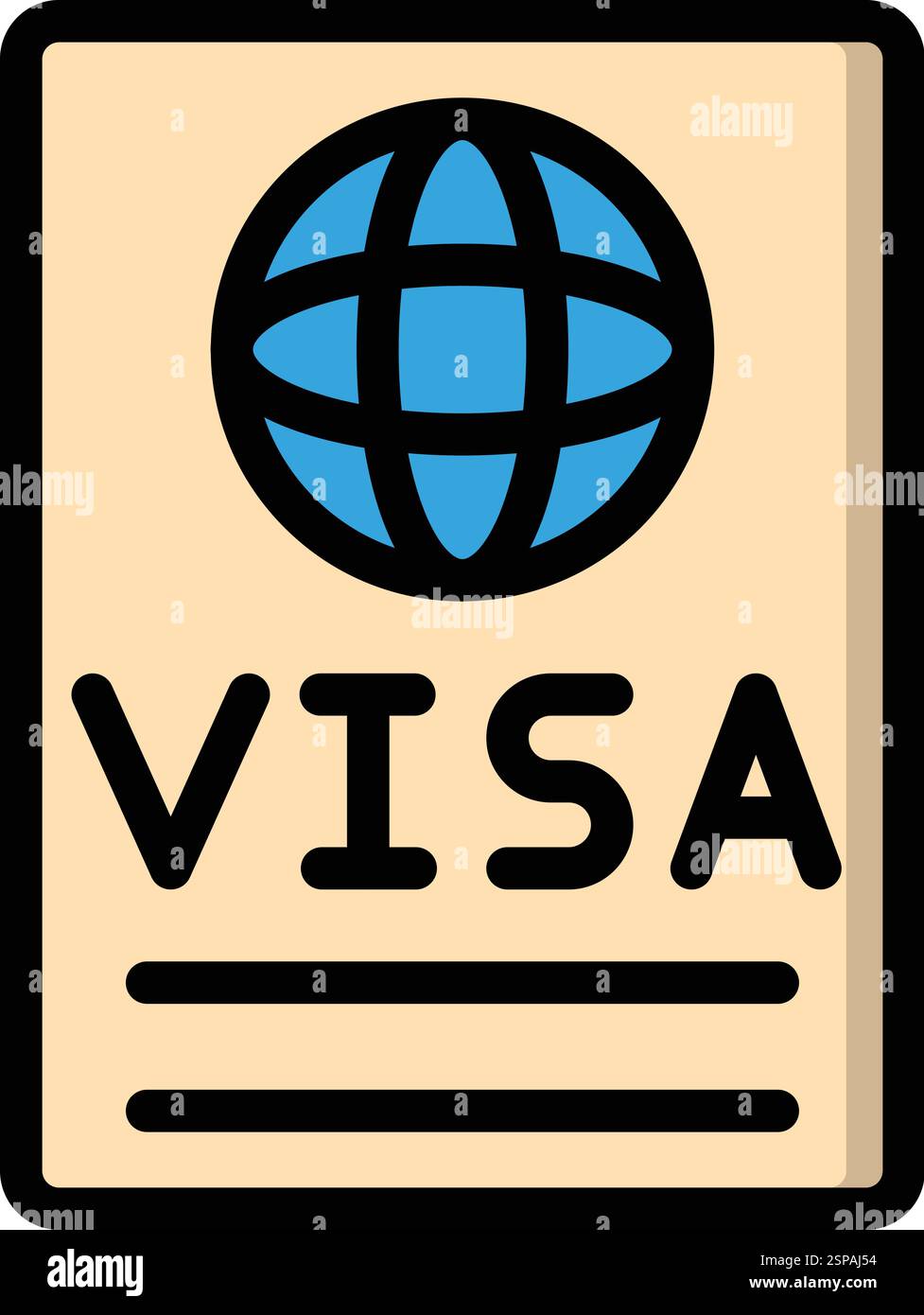 Visa vector vectors Stock Vector Images - Alamy