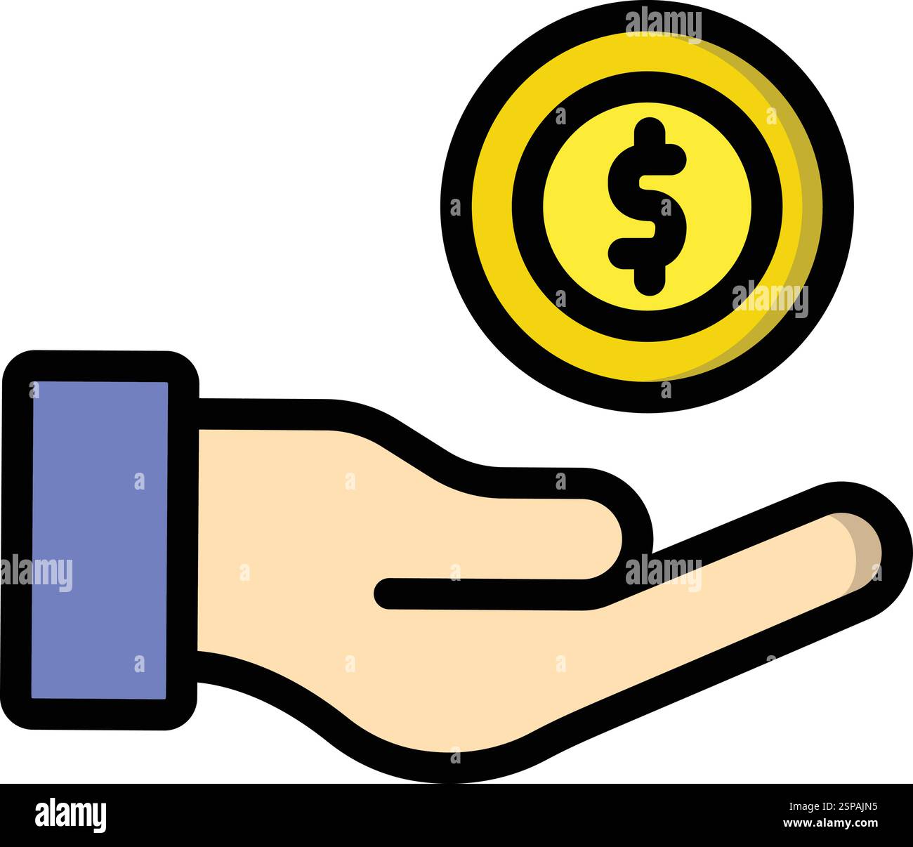 Donation icon design illustration Stock Vector Images - Alamy