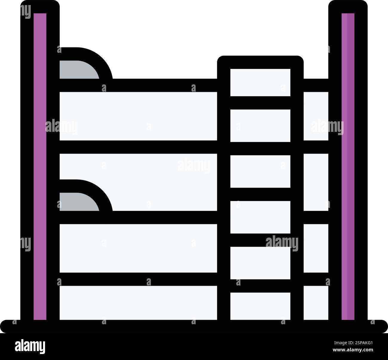 Berth Vector Icon Design Illustration Stock Vector Image & Art - Alamy