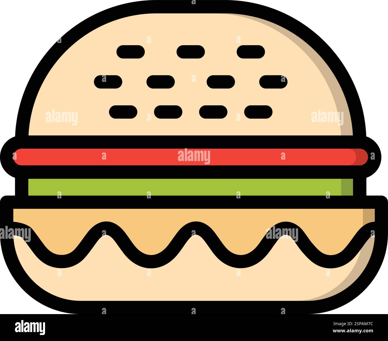 Hamburger logo vector vectors hi-res stock photography and images - Alamy