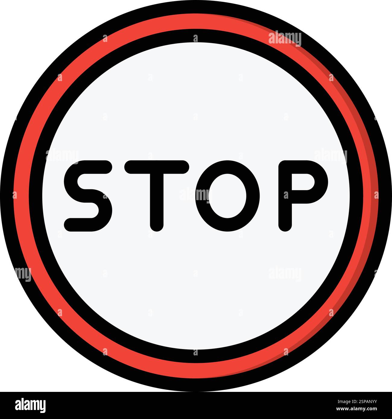 Stop it vector vectors hi-res stock photography and images - Alamy