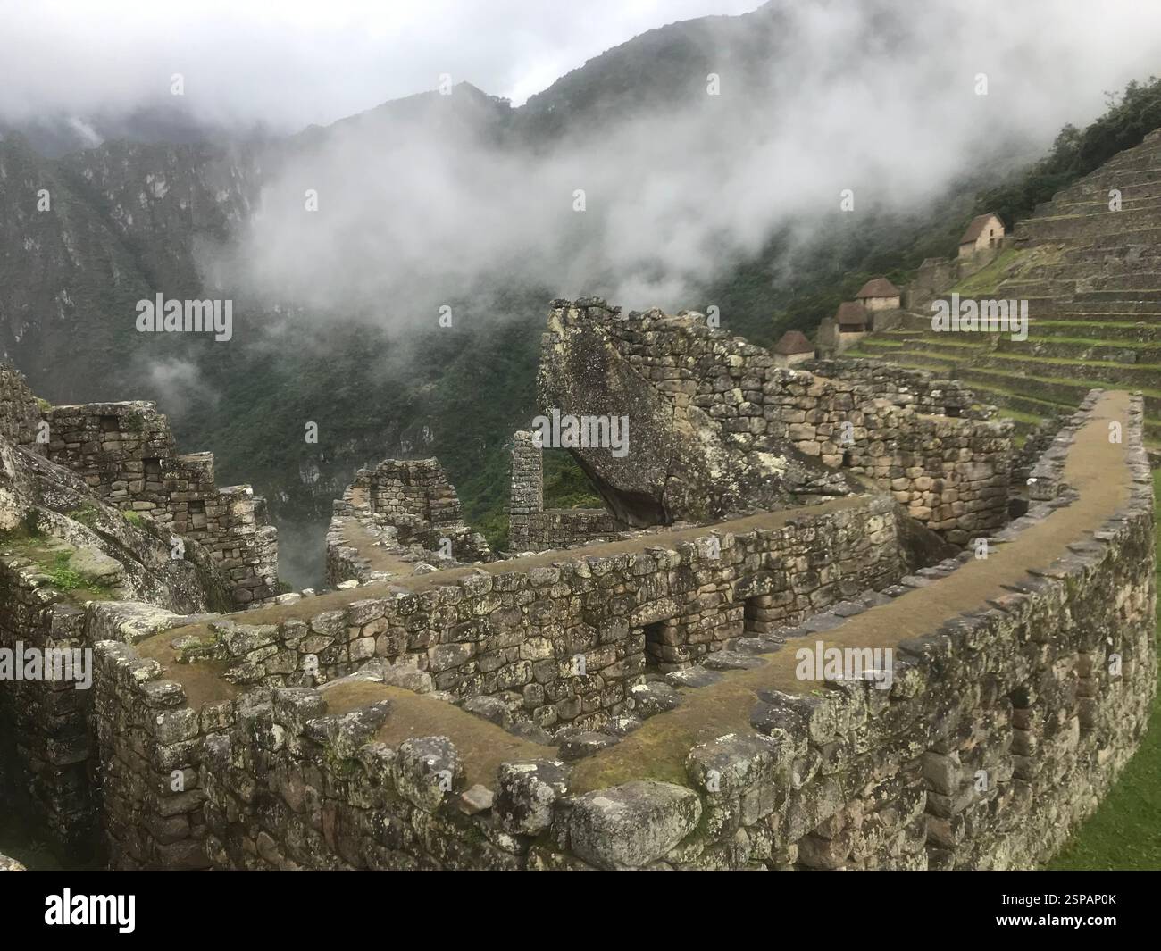 The ruins of Machu Picchu, the Inca treasure between the Peruvian ...