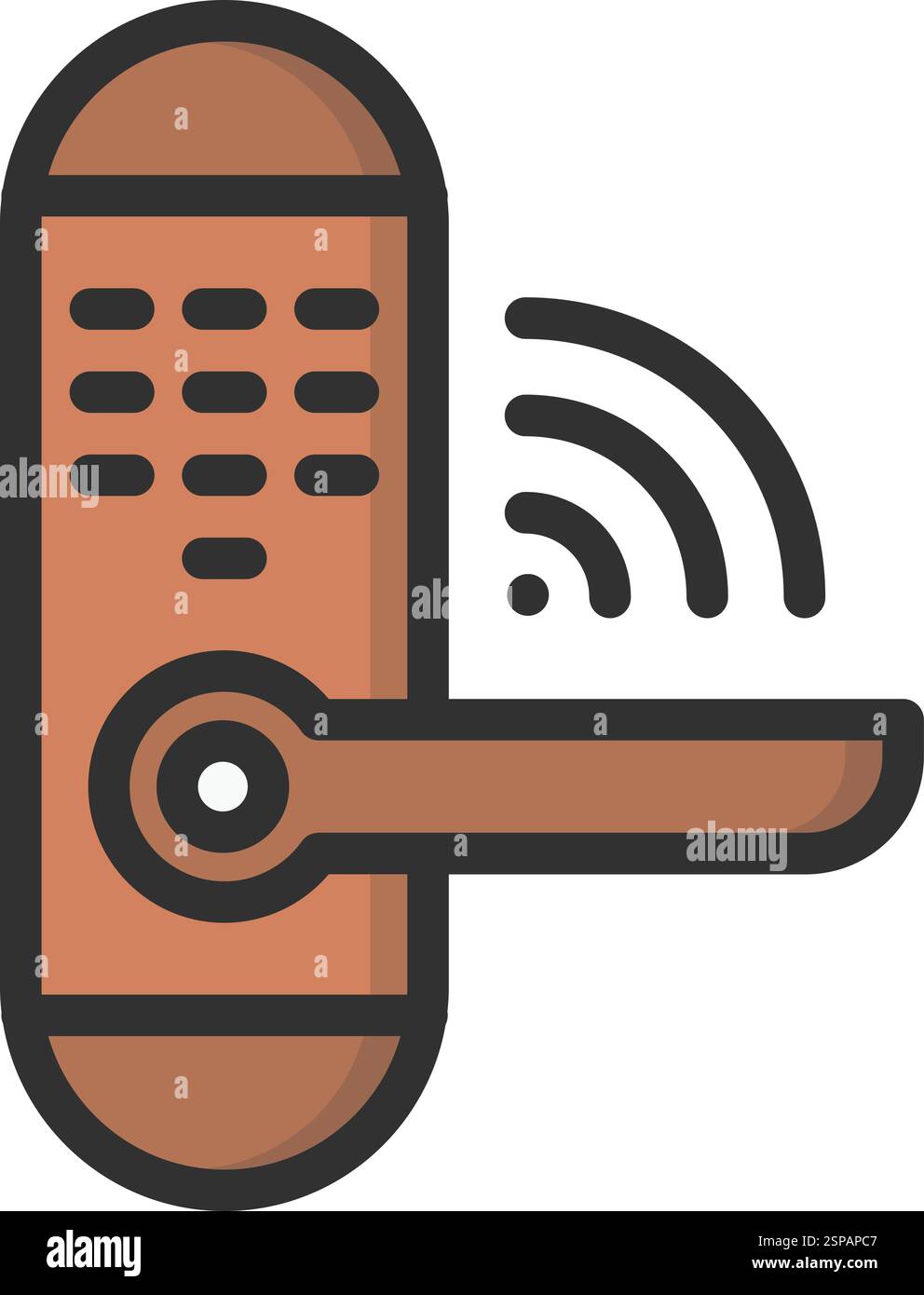 Smart lock vector vectors hi-res stock photography and images - Alamy