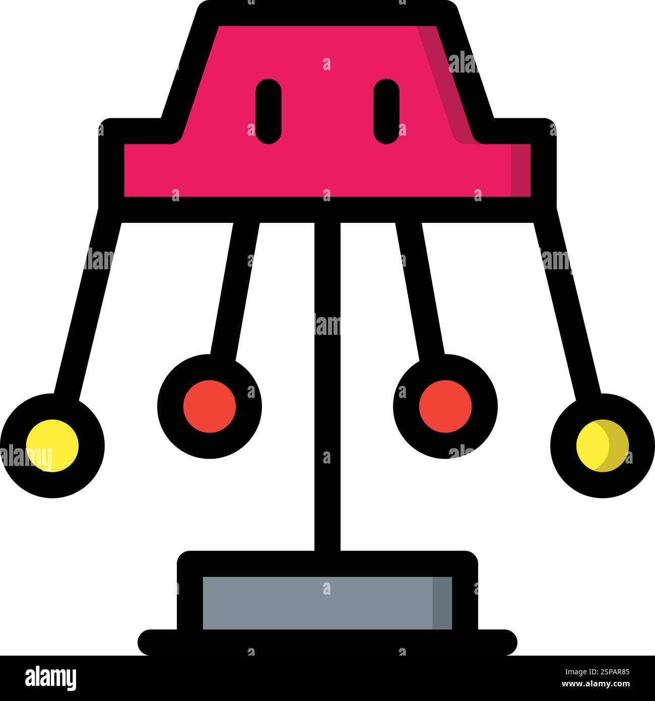 Swing Vector Icon Design Illustration Stock Vector Image & Art - Alamy