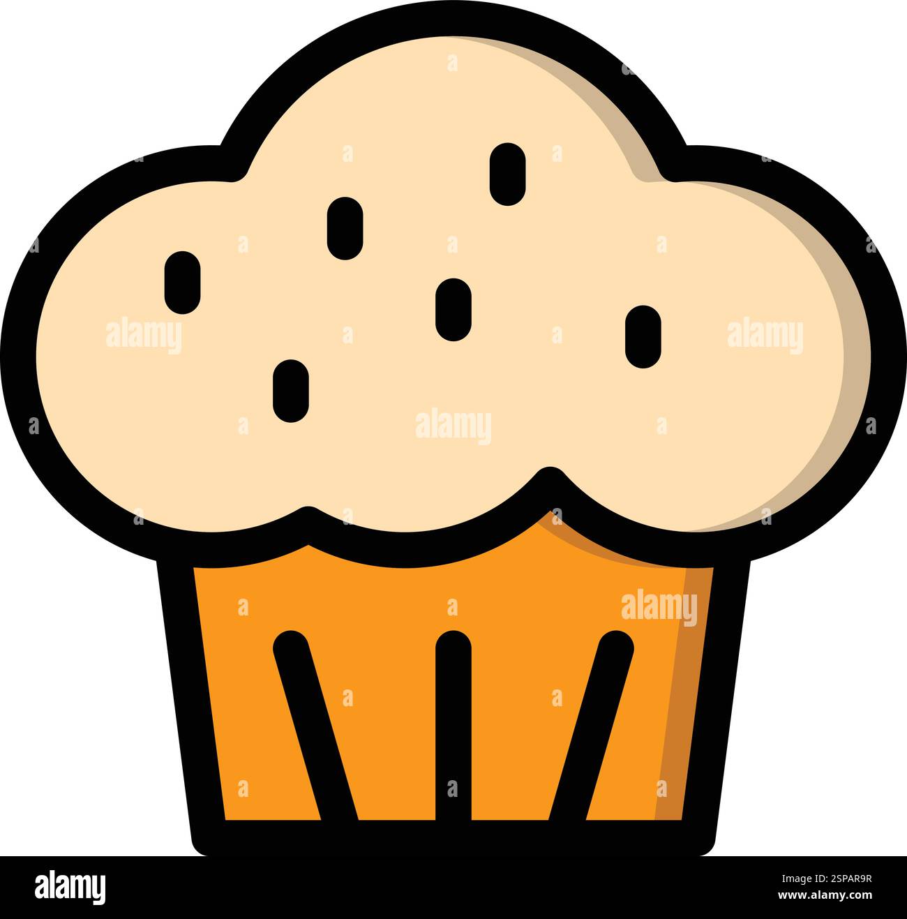 Muffin Vector Icon Design Illustration Stock Vector Image & Art - Alamy
