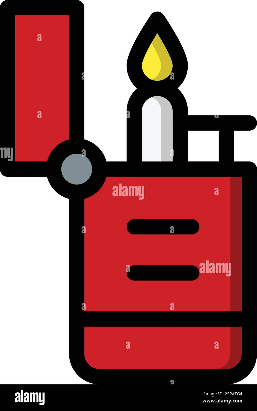 Lighter Vector Icon Design Illustration Stock Vector Image & Art - Alamy