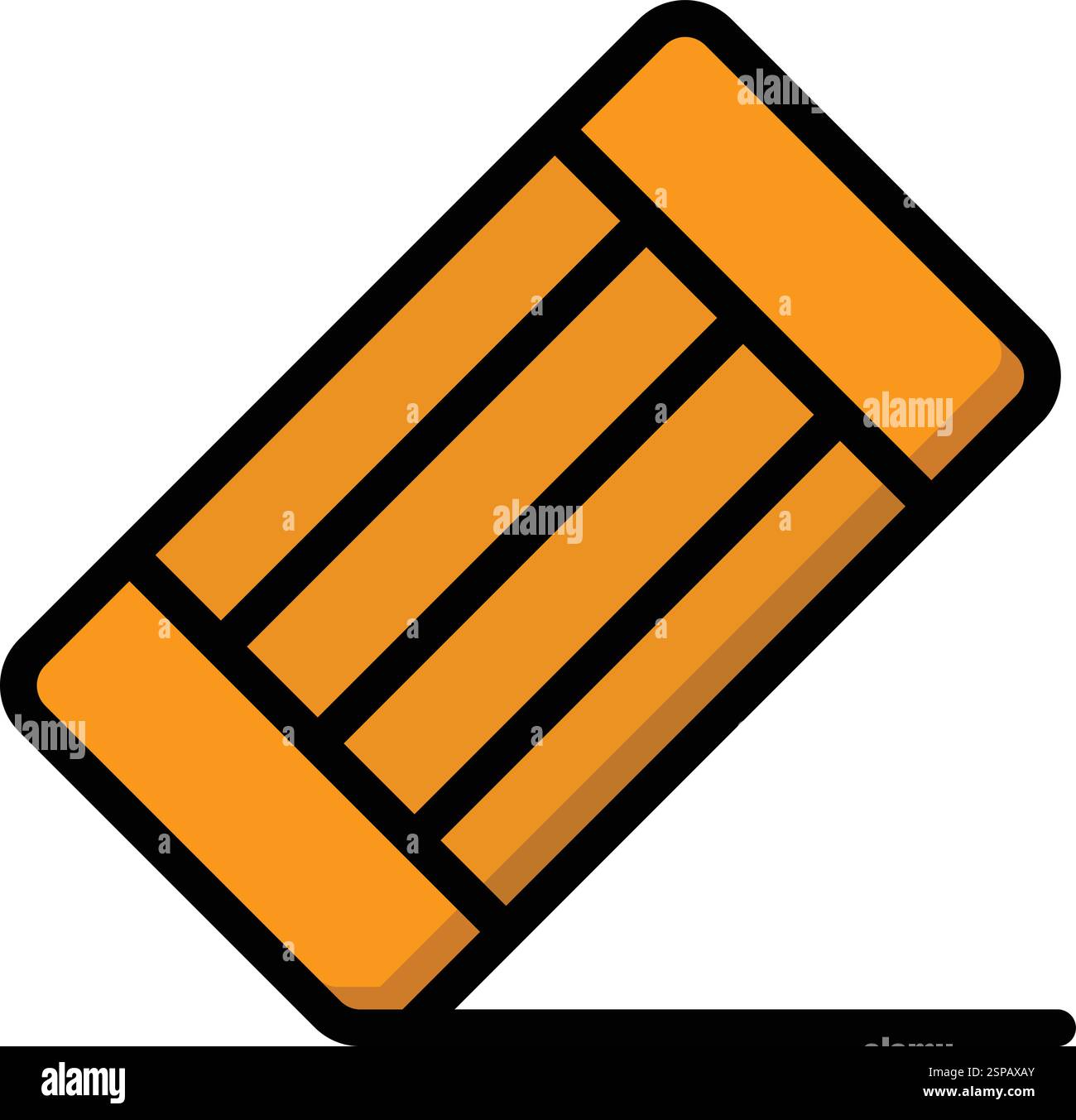 Eraser thin line icon Cut Out Stock Images & Pictures - Alamy
