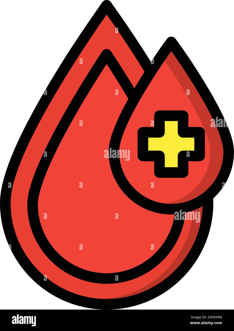 Drop of blood icon vector vectors hi-res stock photography and images ...