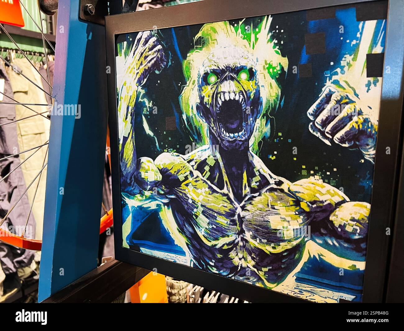 Lviv, Ukraine - February 13, 2025: Vivid digital illustration ...