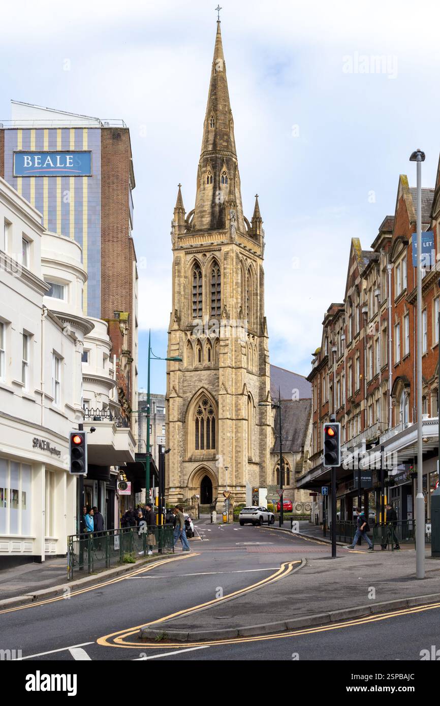 St Peter's Church in Bournemouth town centre, Dorset Stock Photo - Alamy