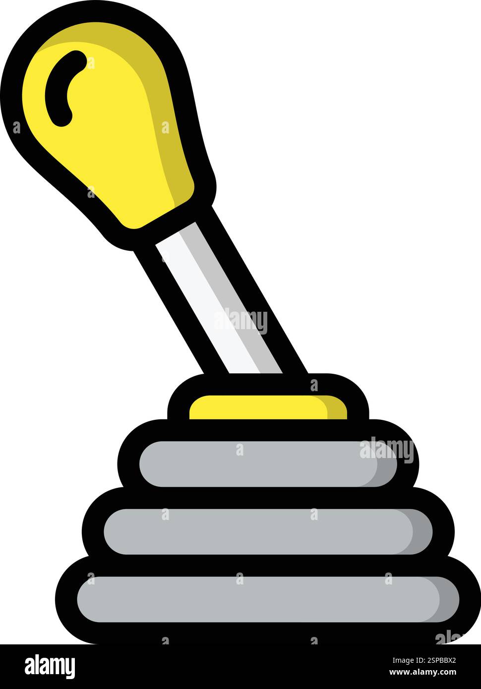 Shift stick line vector Cut Out Stock Images & Pictures - Alamy