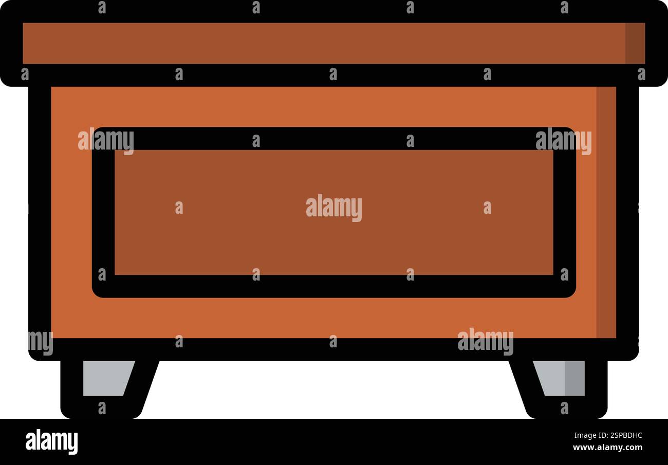 Modern desk design Stock Vector Images - Alamy