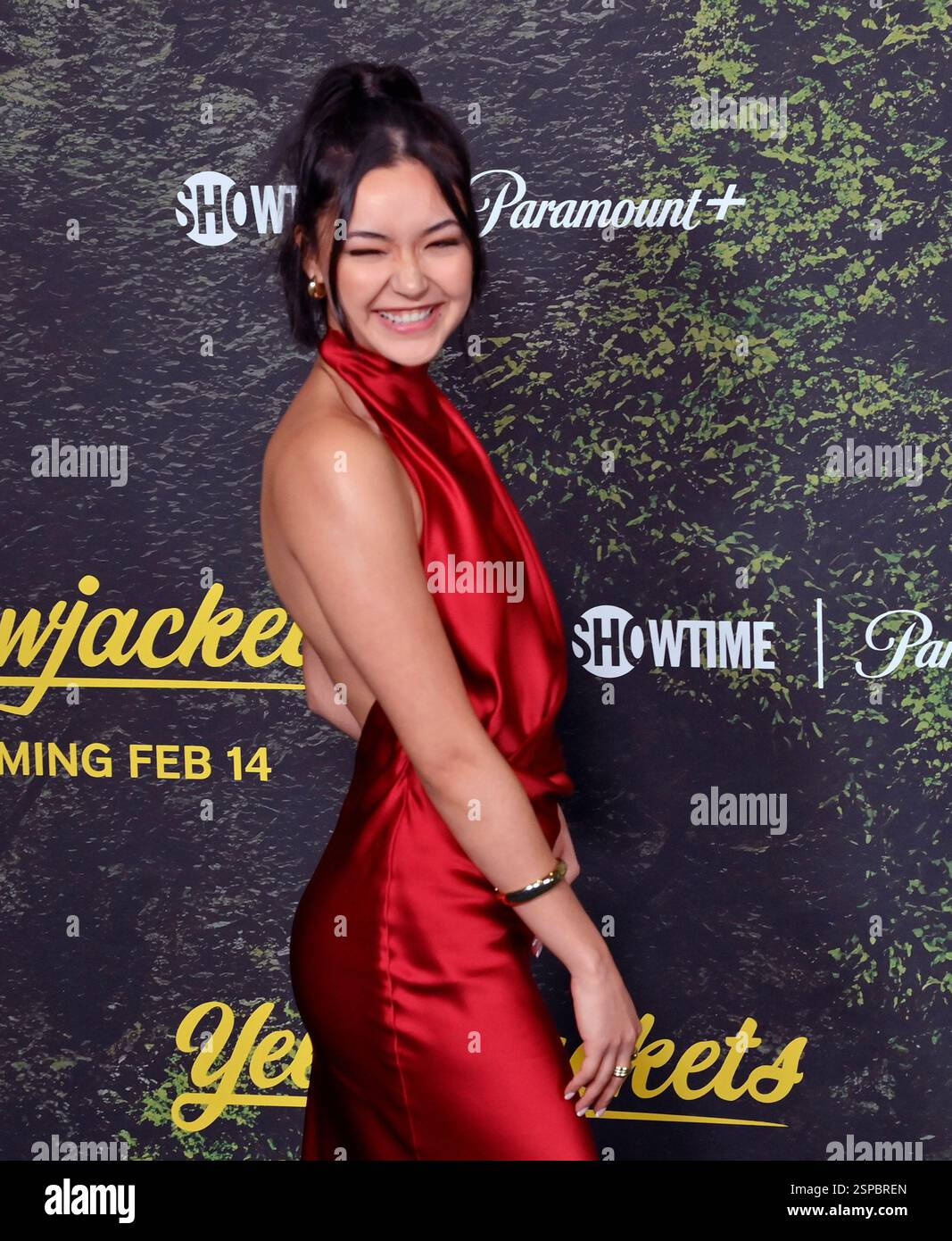 Los Angeles, United States. 13th Feb, 2025. Cast member Alexa Barajas ...