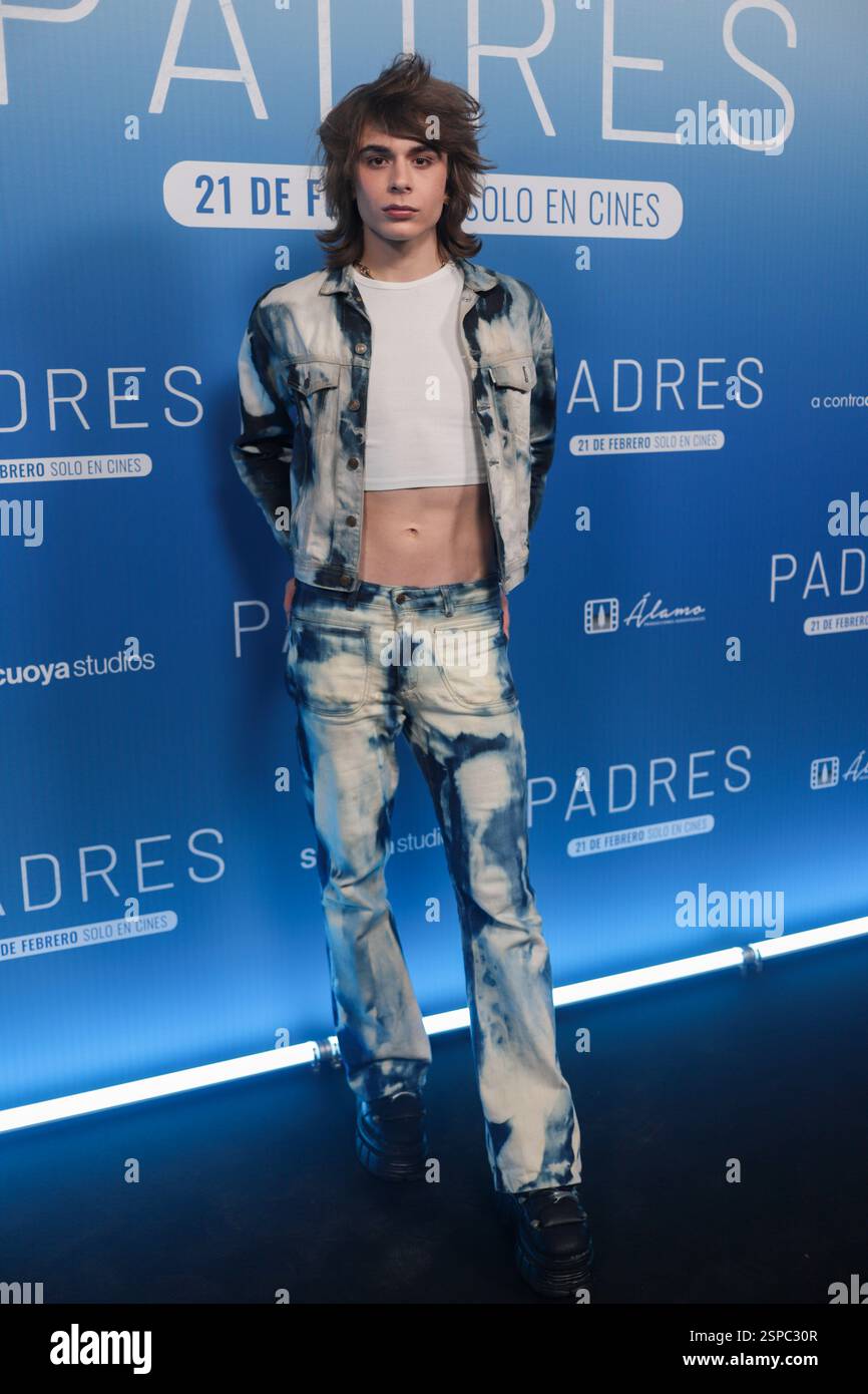 Madrid, Spain, 12th February, 2025: Actor, Asier Rikarte poses for the ...