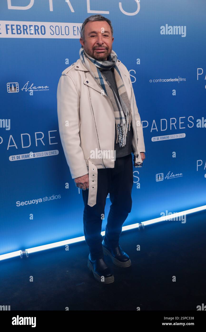 Madrid, Spain. 12th Feb, 2025. TV presenter, José Manuel Parada poses ...