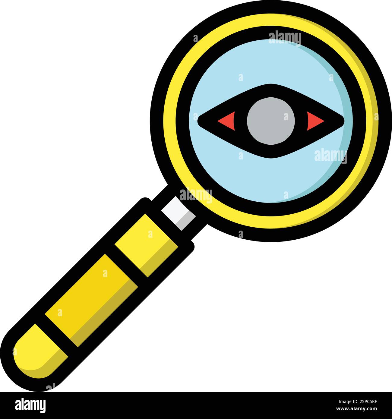 Eye Test Vector Icon Design Illustration Stock Vector Image & Art - Alamy