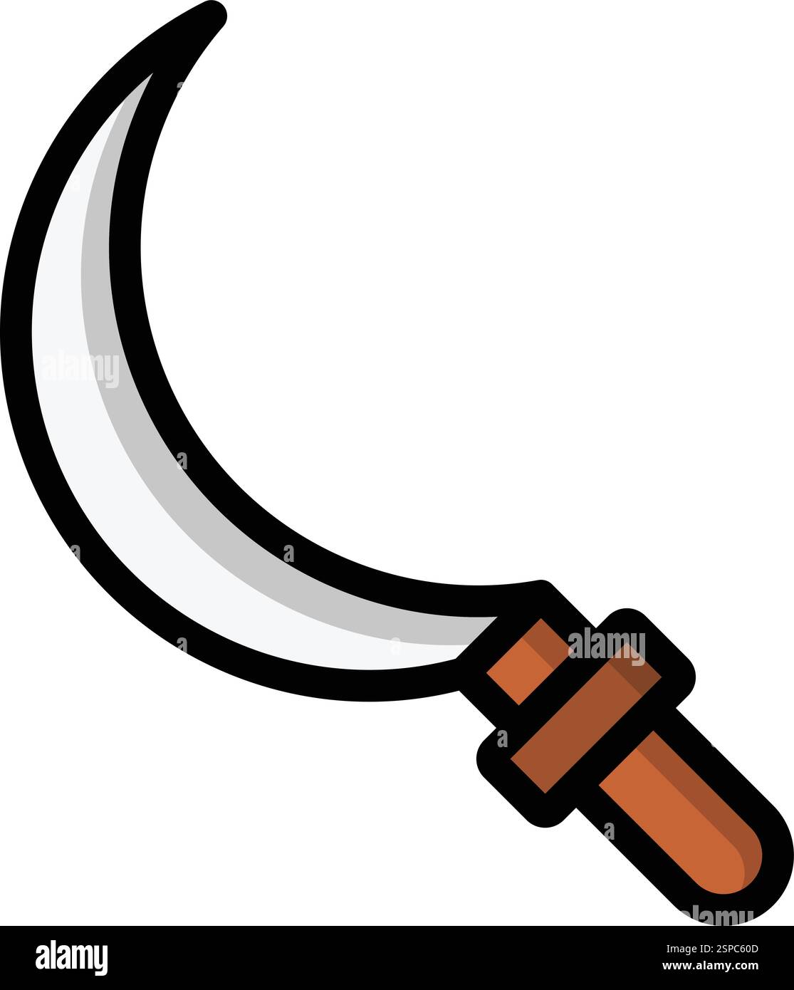 Sickle Vector Icon Design Illustration Stock Vector Image & Art - Alamy