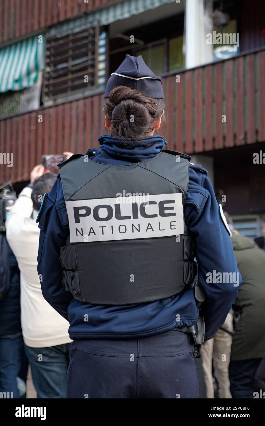 Police personnel outside the Aksehir bar where a grenade was thrown the ...