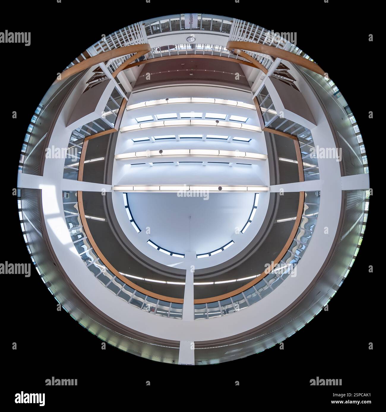 Swiss Cottage Library, London designed by Sir Basil Spence Stock Photo ...