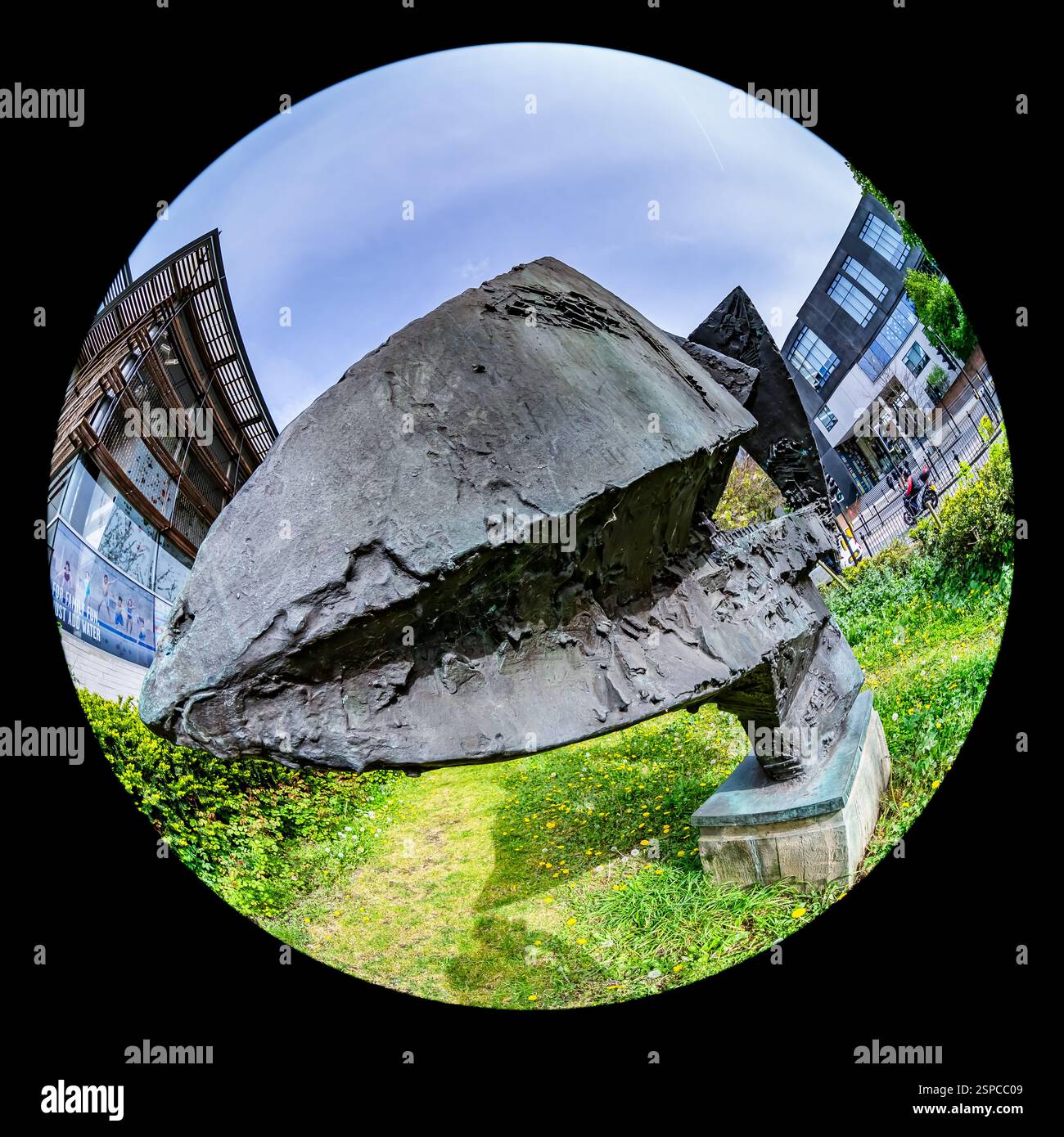 The Hampstead Figure - bronze sculpture by F E McWilliam, commissioned ...