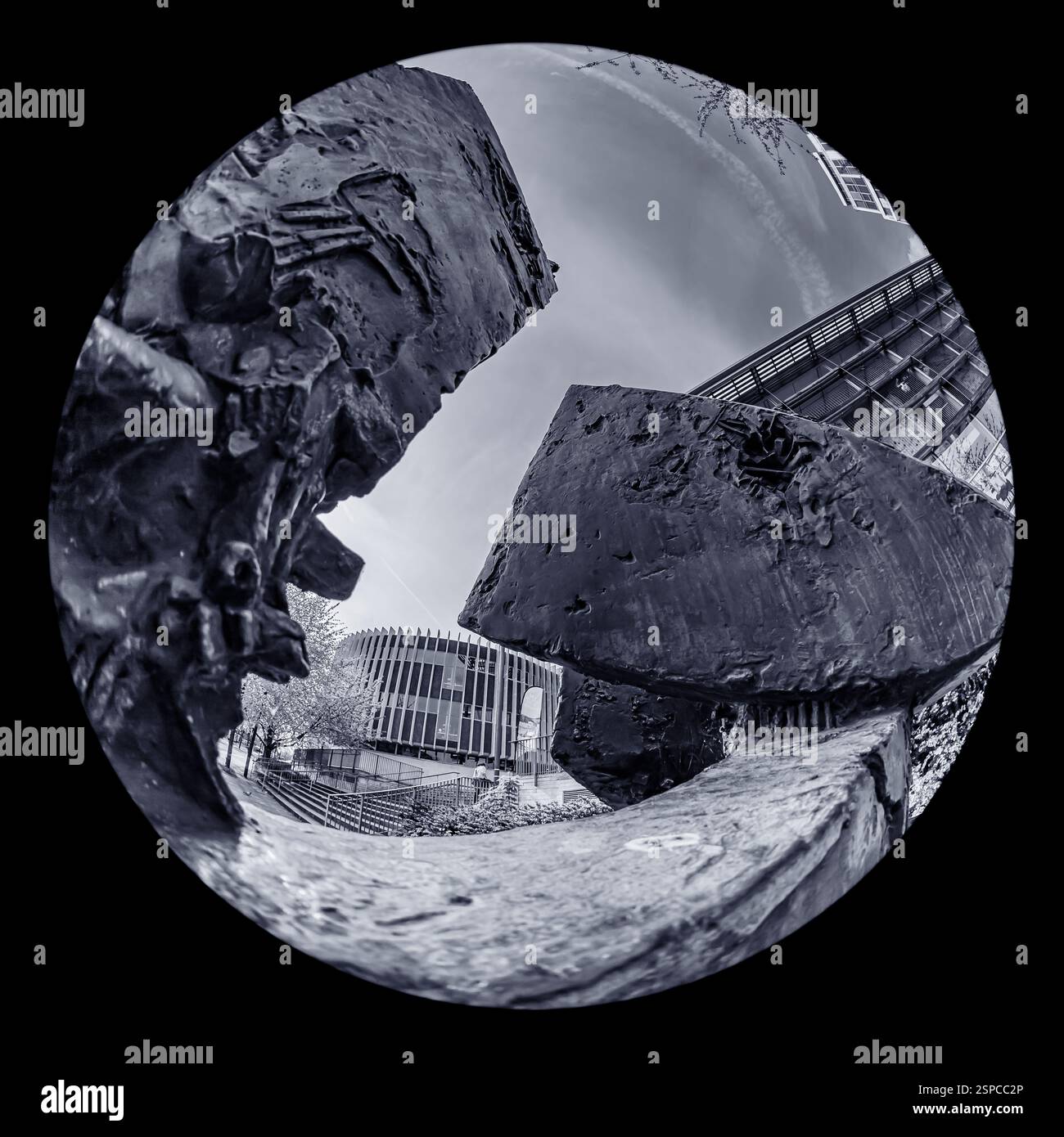 The Hampstead Figure - bronze sculpture by F E McWilliam, commissioned ...