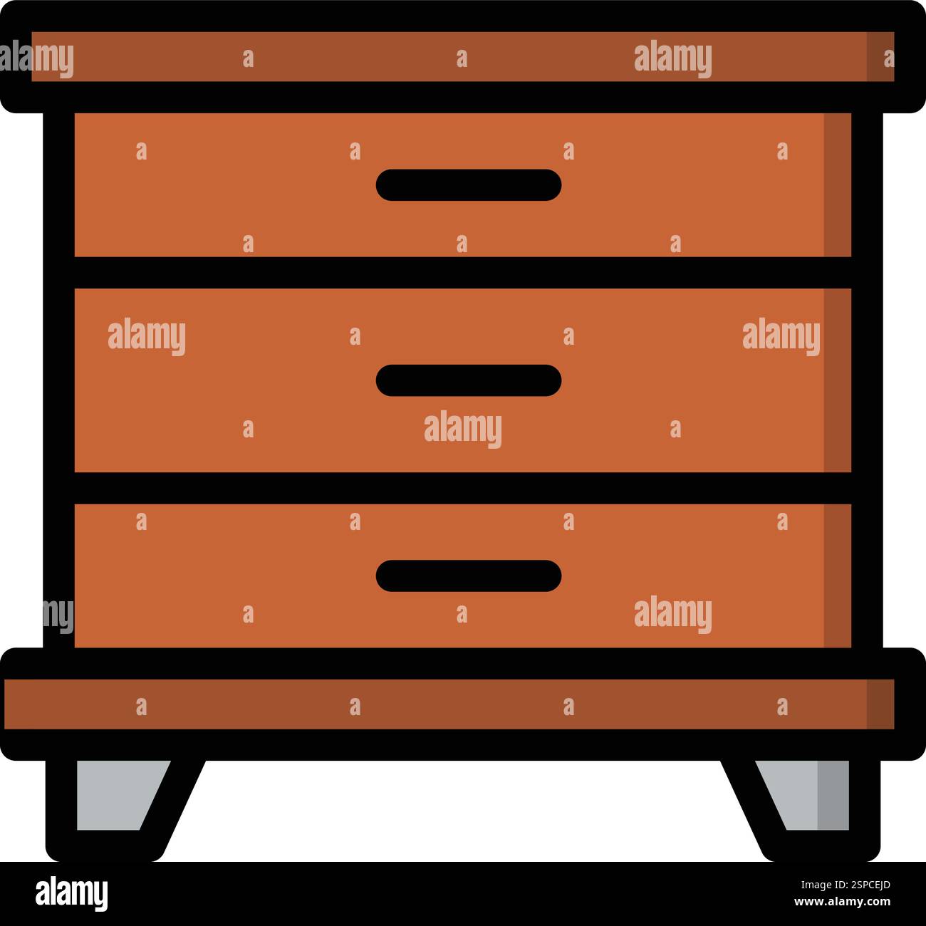 Cabinet Vector Icon Design Illustration Stock Vector Image & Art - Alamy