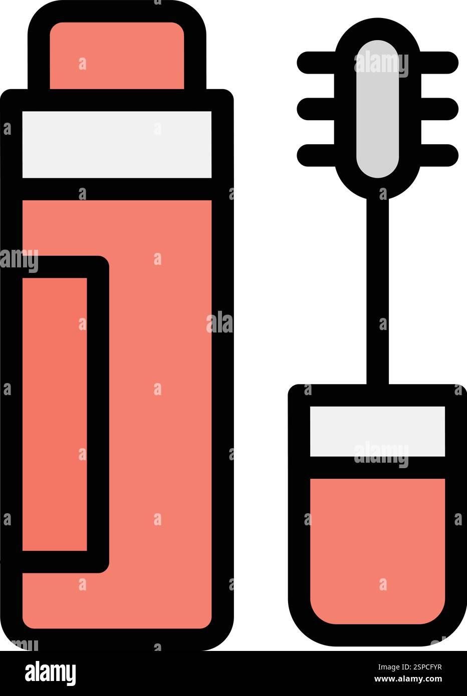 Mascara Vector Icon Design Illustration Stock Vector Image & Art - Alamy