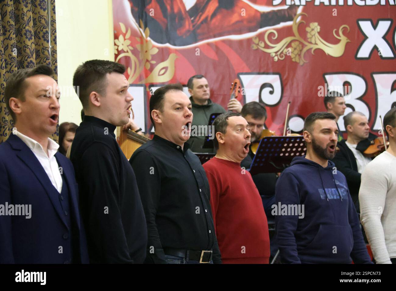 Non Exclusive: KYIV, UKRAINE - FEBRUARY 13, 2025 - Members of G ...