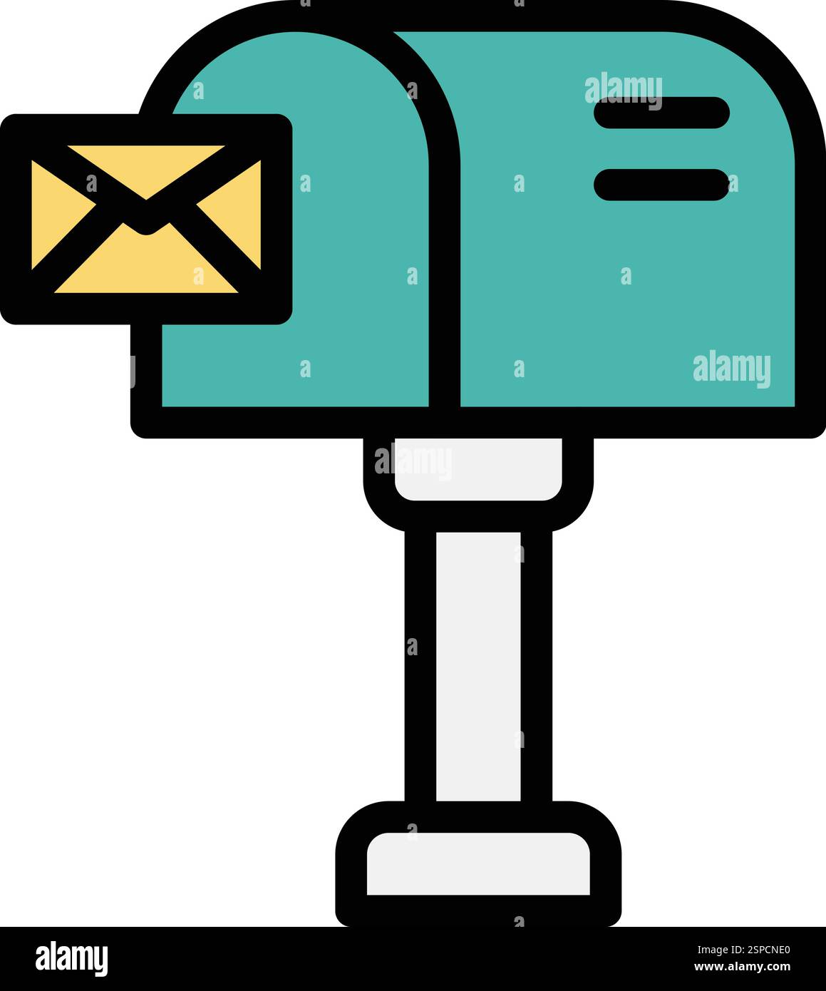 Mailbox Vector Icon Design Illustration Stock Vector Image & Art - Alamy
