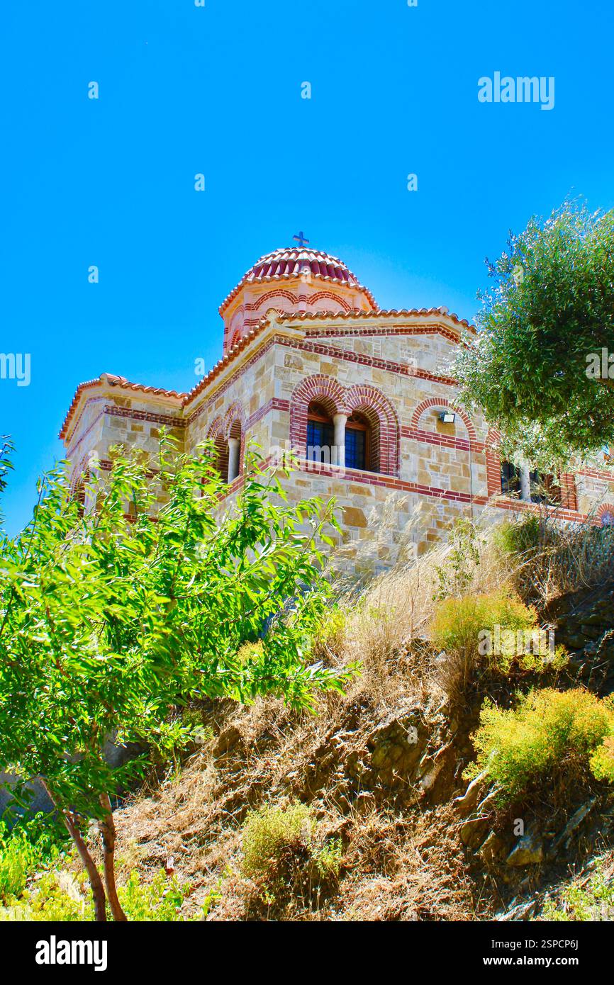 Megali Panagia Monastery, a historic Greek Orthodox site in Samos ...