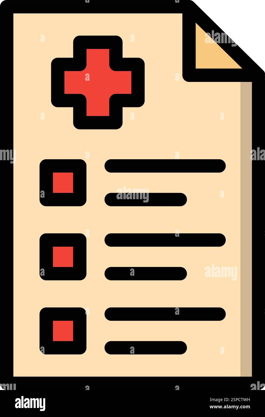 Health Check Vector Icon Design Illustration Stock Vector Image & Art ...