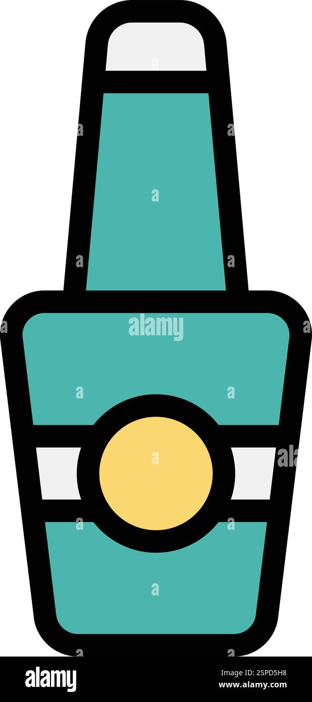 Nail polish Vector Icon Design Illustration Stock Vector Image & Art ...