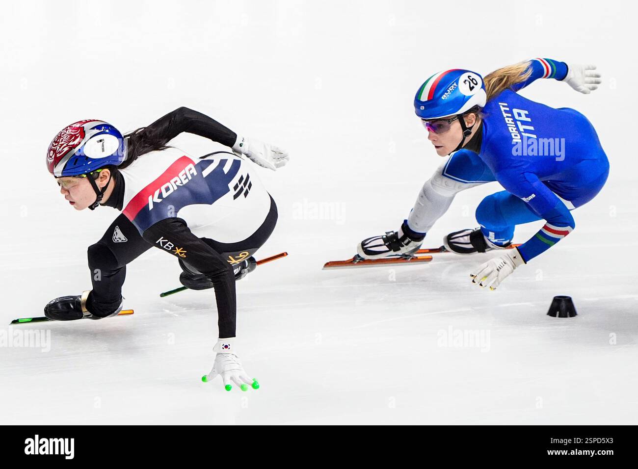 MILAN, ITALY - FEBRUARY 14: Sukhee Shim of South Korea, Gloria Ioriatti ...
