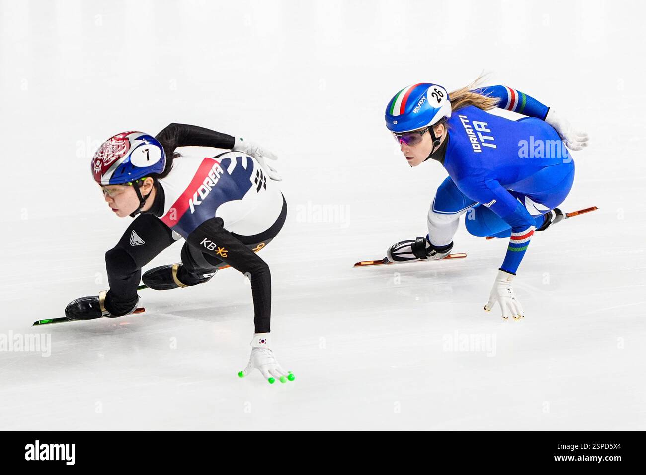 MILAN, ITALY - FEBRUARY 14: Sukhee Shim of South Korea, Gloria Ioriatti ...