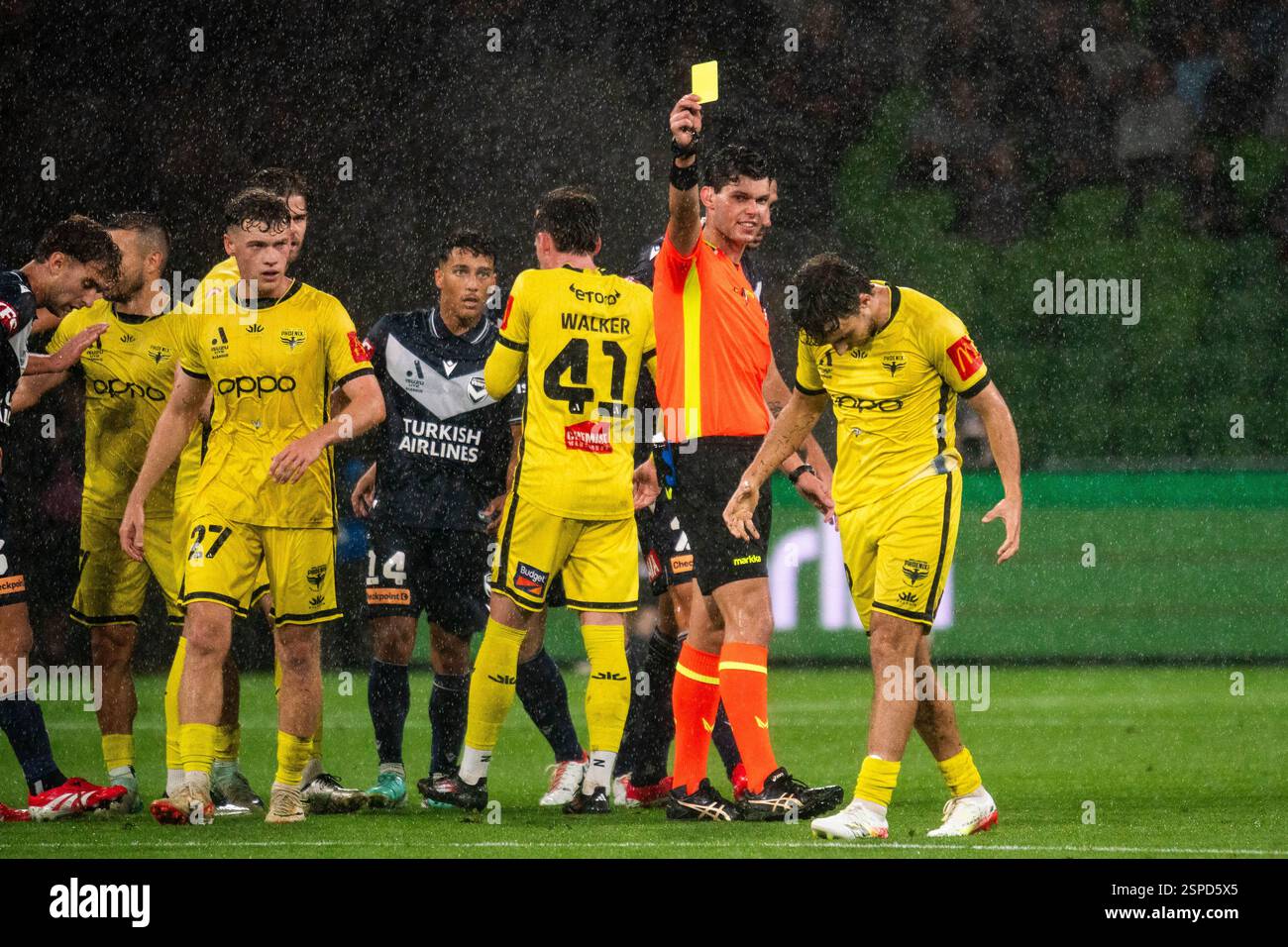 Melbourne, Victoria, Australia. 14th Feb, 2025. Wellington Phoenix FC ...