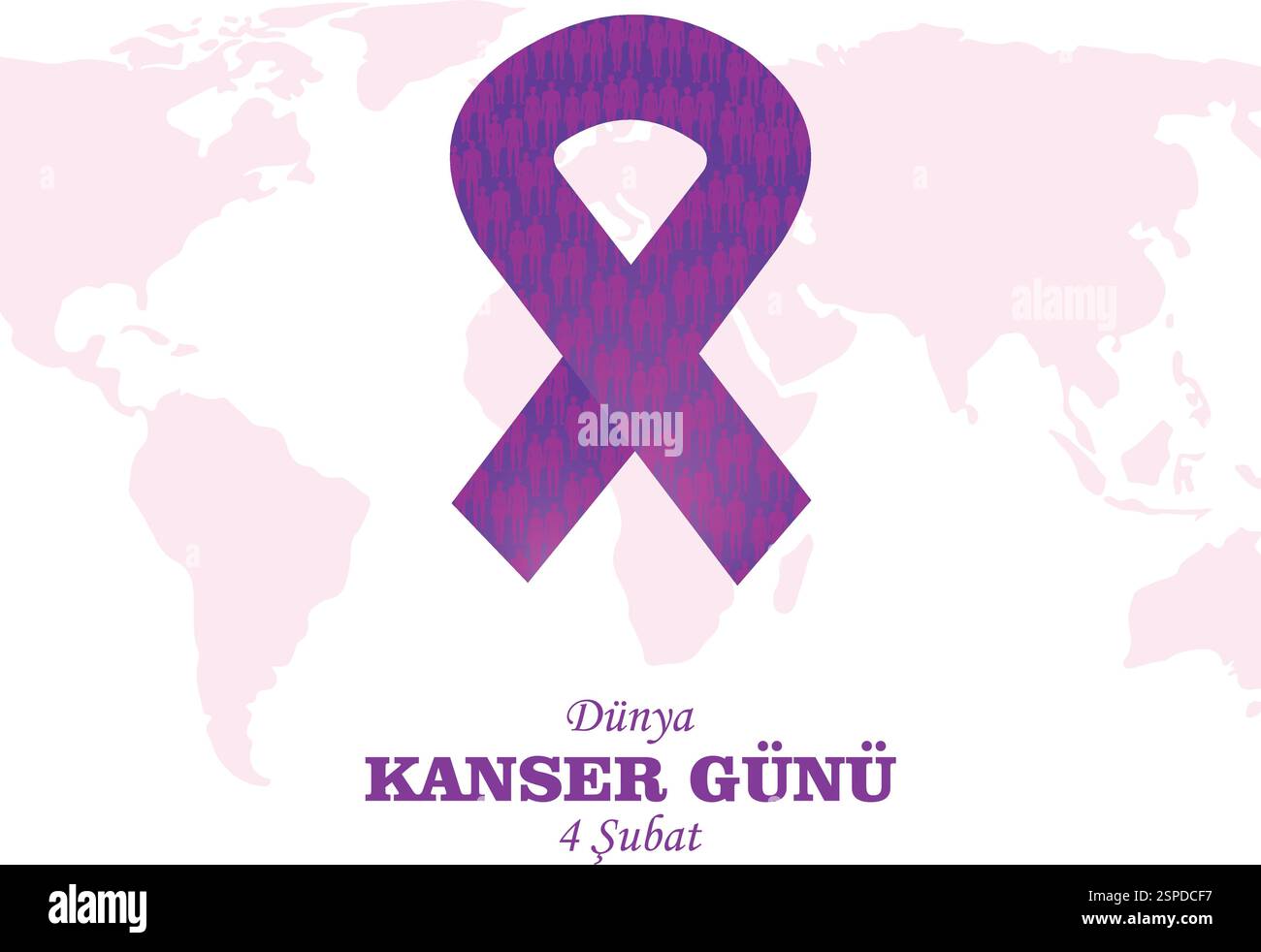 4 Şubat Dünya Kanser Günü. Translation: February 4th is World Cancer ...