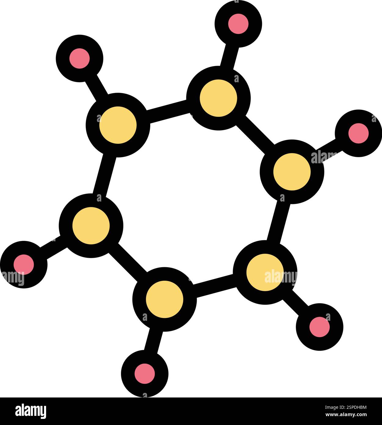 Bio molecules Vector Icon Design Illustration Stock Vector Image & Art ...